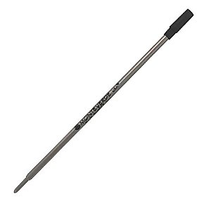 Monteverde Ballpoint Refill to Fit Dupont Ballpoint Pens, Medium Point, Soft Roll, Black, 2 per Pack (T132BK)