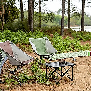 SUNESA Portable Picnic Table Outdoor Folding Table Portable Egg Roll Table Aluminum Alloy Camping Camping Picnic Table Foldable Camping Table