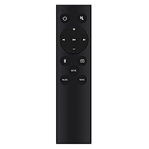 Replacement Remote Control Compatible with TCL Soundbar Alto 3 TS3100 TS3100-NA & Alto 7 TS7010 TS7000 Alto 6 TS6100 TS6100-NA Alto 6+ TS6110 TS6110-NA Home Audio Sound Bar