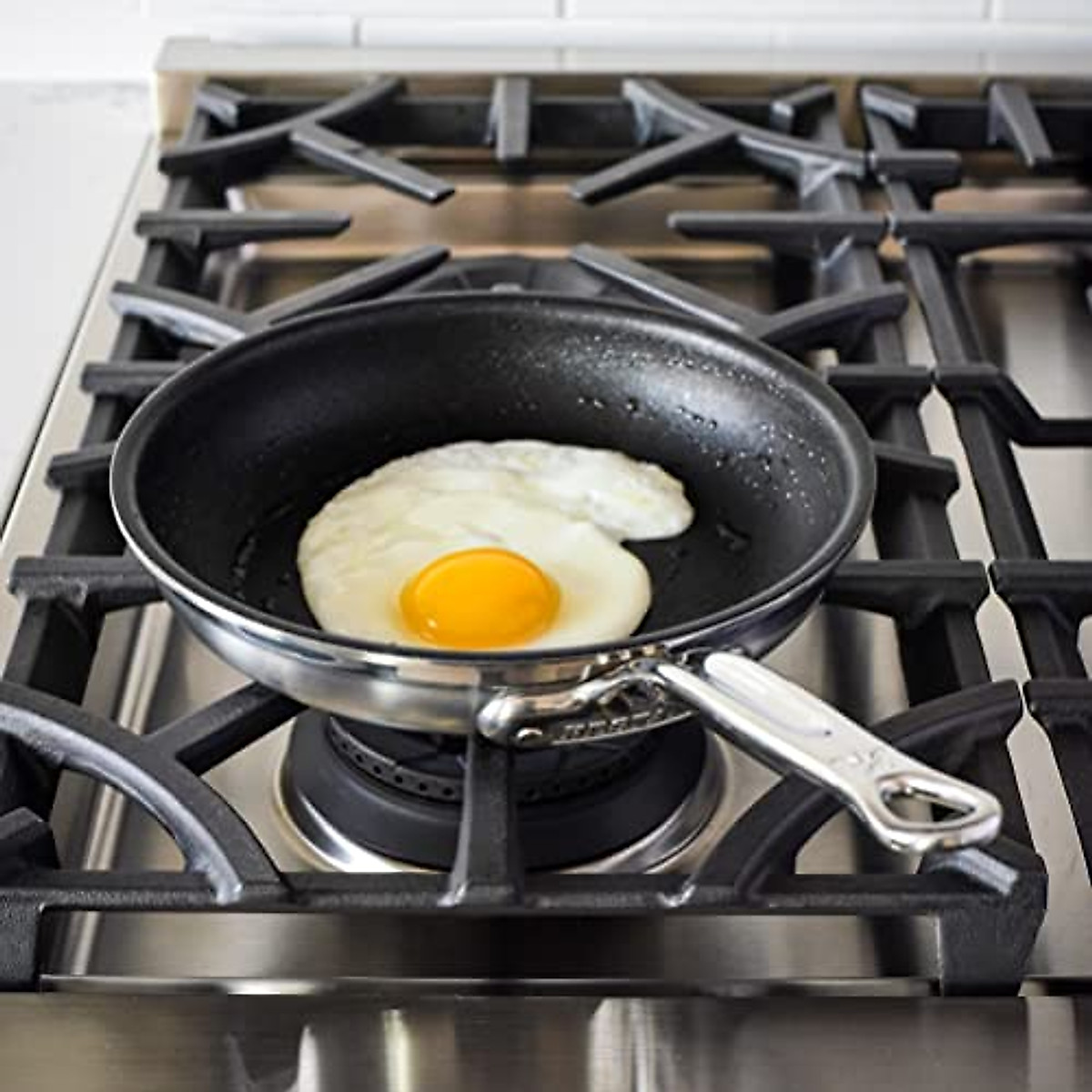 Hestan - ProBond Collection - TITUM 100% Triple Bonded Nonstick Stainless Steel Frying Pan, Induction Cooktop Compatible, Made without PFOAs (8.5-Inch)