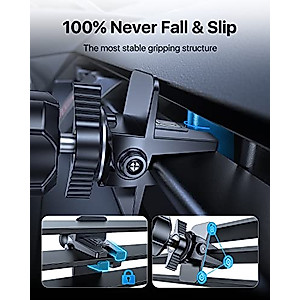 andobil Car Phone Holder Mount [2023 Upgraded] Smartphone Air Vent Holder Easy Clamp Hands-Free Compatible with iPhone 11 12 13 14 Pro Max 6 7 8 X XR XS SE Samsung Galaxy S23 Ultra S22 S21 Note 20