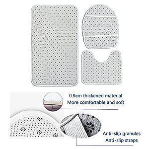 daweitianlong 4 Piece Anime Shower Curtain Set with Non-Slip Rug, Thickened Toilet Lid Cover and Bath Mat,Waterproof Anime Shower Curtain Sets for Bathroom With12 Hooks 59x71 inch, 15