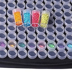 Diamond Painting Container Storage with 20 Bottles/88 Bottles, Jewelry Container Tool Box for Beads, Rhinestones