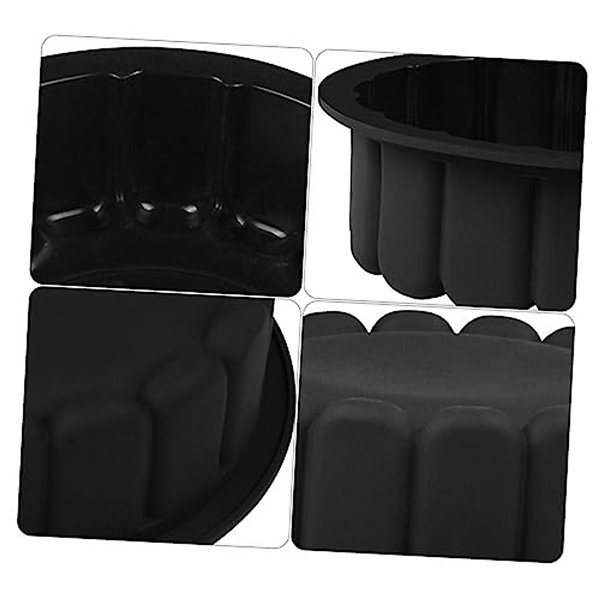 UPKOCH 3pcs Roasting Pans for Ovens Round Silicone Molds Egg Cake Mold Silicone Bread Loaf Pan Flower Pattern Cake Mold Baking Tray Flower Pattern Baking Mold Mousse Cake Bakeware Dessert