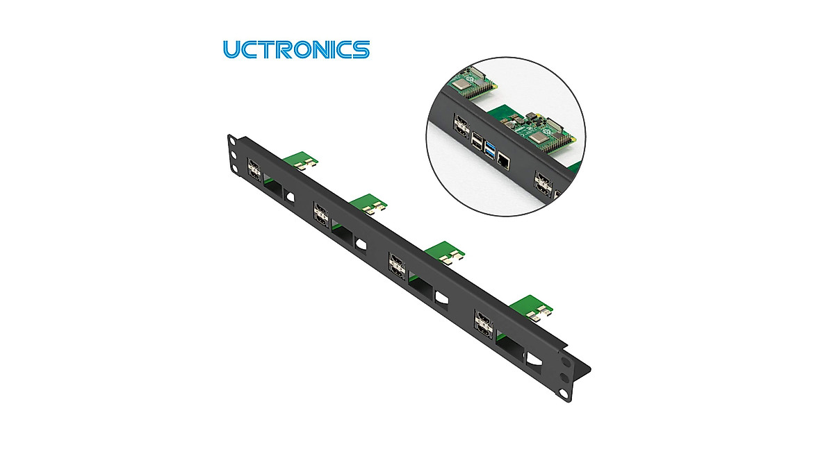 UCTRONICS Raspberry Pi Rack Mount - Up to 4 Units