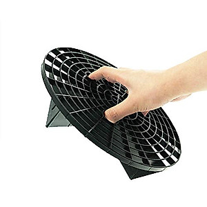 Auto-plaza 2PCS 9.25'' Car Wash Washboard Insert Bucket Bracket Dirt Remove Filter Black 23.5cm