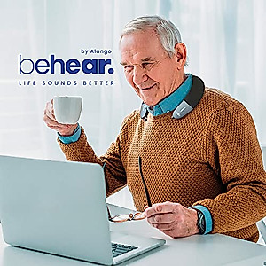 BeHear Proxy & HearLink Personal Sound System | TV Bluetooth Audio Transmitter | Wearable, Lightweight, Hands Free & Wireless Neck Speaker | Retractable Ear Buds Plugs