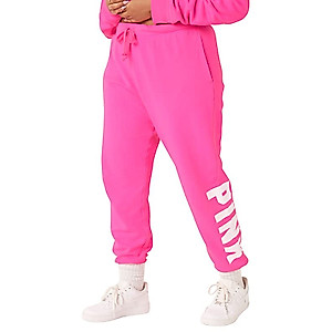 Victoria's Secret Pink Everyday Lounge Relaxed Jogger, Atomic Pink Wash, Large