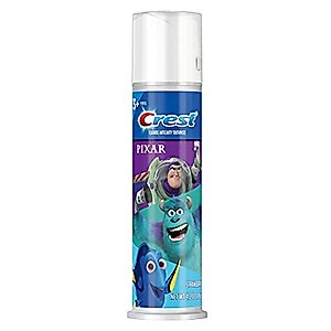 Crest Toothpaste 4.2 Ounce Kids Pixar Pump (Strawberry) (Pack of 3)