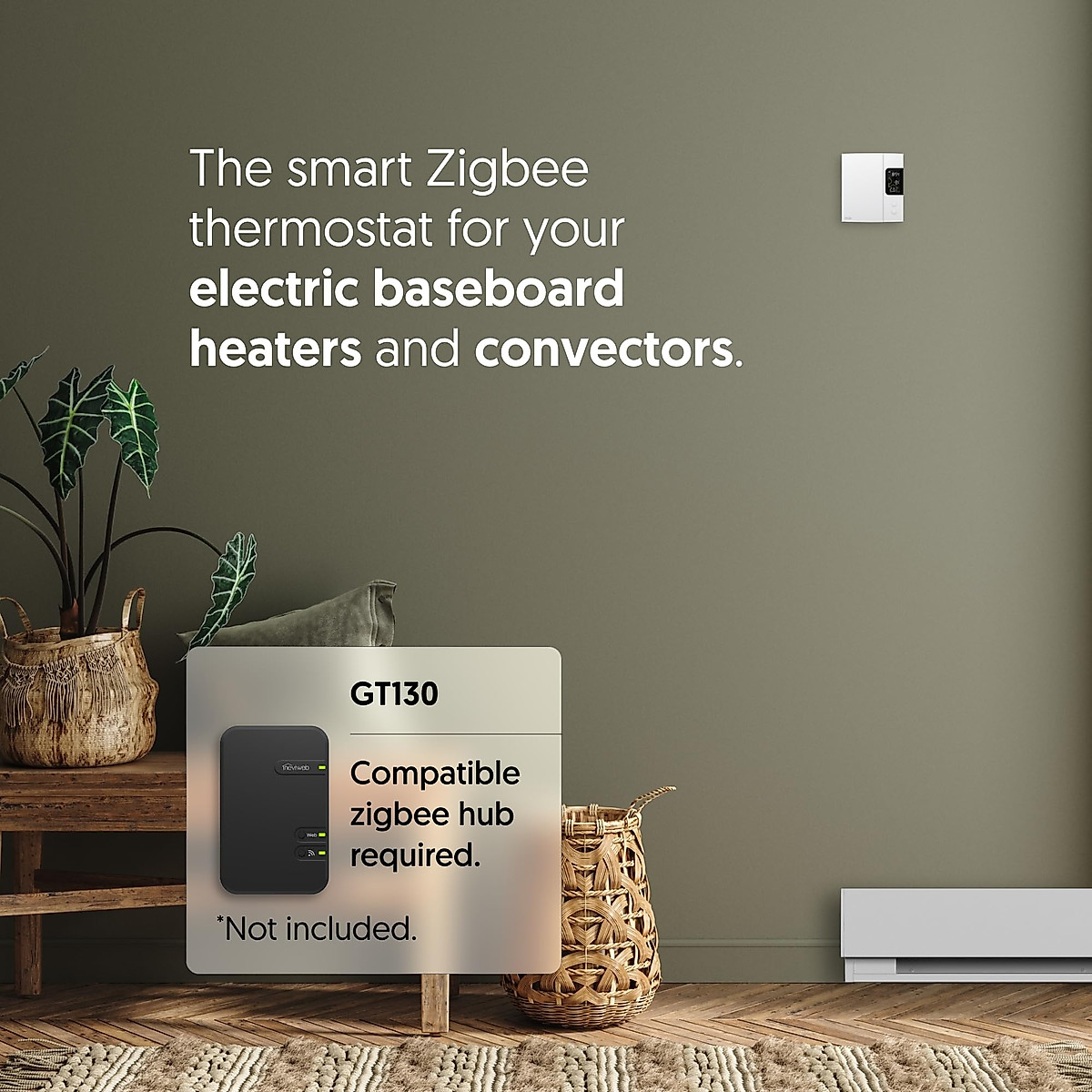 Sinopé Smart Thermostat for Electric Heating TH1123ZB (Compatible with Alexa) 3000 W / 240 V