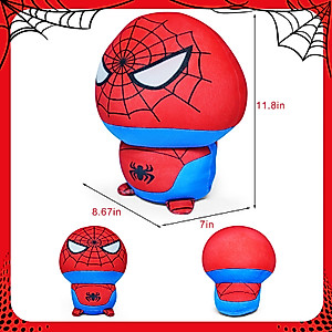 UMPRZBXX Mushroom Spider Plush Toy - Super Soft Filling Animal Pillow for Kids and Adults for Hero Fans -12 inch Red Spider Mushroom Plush