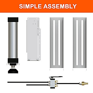 Pneumatic Can Crusher, Aluminum Can Crushers for Recycling, Multi-Load 6 Cans Design, Simple and Fast Operation, Countertop Installation