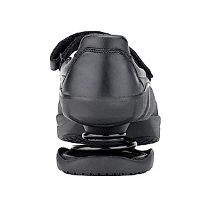 Z-CoiL Pain Relief Footwear Women's Sofia Slip Resistant Black Leather Mary Jane (8 C/D US, Black, Numeric_8)