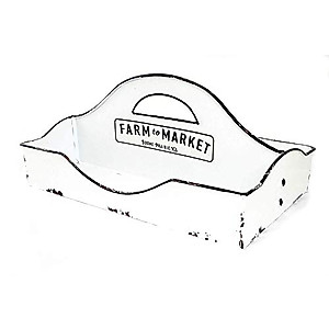 Farm to Market Rustic Enameled Divided Tray