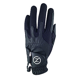 Zero Friction Men's Compression-Fit Synthetic Golf Glove, Universal Fit One Size, Multipack, (Pack of 6)