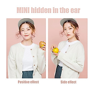 Hliavvei X13 Bluetooth Headset 5.1,Mini Invisible Headset, Bluetooth V5.1,Wireless Headset, Charging Case,Smart Touch,Microphone Talk,Super Battery Life,IPX5 Waterproof, in-Ear,Invisible earplug