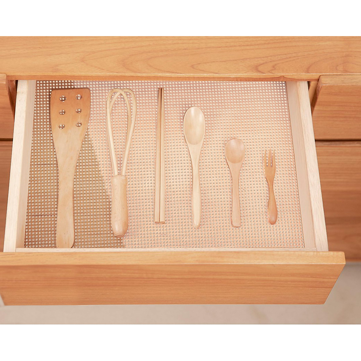 Shelf Liners for Kitchen Cabinets 15 Inch Wide X 20 Ft Non Adhesive Cabinet Drawer Liner Non Slip Waterproof Strong Grip Closet Pantry Shelf Liner Cupboard Fridge Mat for Bathroom Drawer