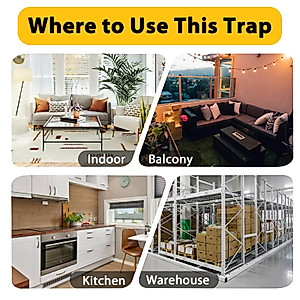 Mouse Trap Bucket,Bucket Lid Mouse Rat Trap, Reusable Humane Mouse Traps for Indoor Outdoor，Automatic Reset Bucket Lid Mouse Trap，5 Gallon Bucket Compatible（3 Pack Cat Style）