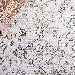 Safavieh Bel Air Collection 8' x 10' Beige/Grey BLA234B Oriental Shabby Chic Area Rug