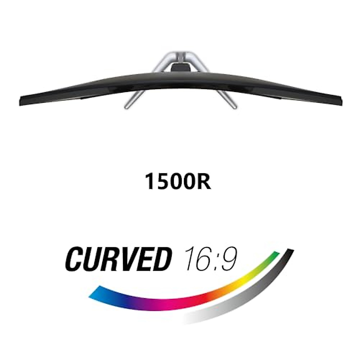 Acer 27" WQHD 2560 x 1440 1500R Curved PC Gaming Monitor | AMD FreeSync Premium | Up to 170Hz Refresh | 1ms VRB | VESA Mount | HDR10 | 1 x Display Port 1.2 & 2 x HDMI 2.0 | EDA270U Pbmiipx | Silver