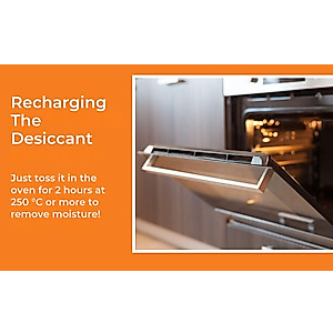 Filament Drying Desiccant (5 Pack) by Slice Engineering | 10X More Powerful Than Silica Gel | Infinitely Rechargeable | Prevent Wet Filament | Fits Perfectly Inside Spools | Made in The USA