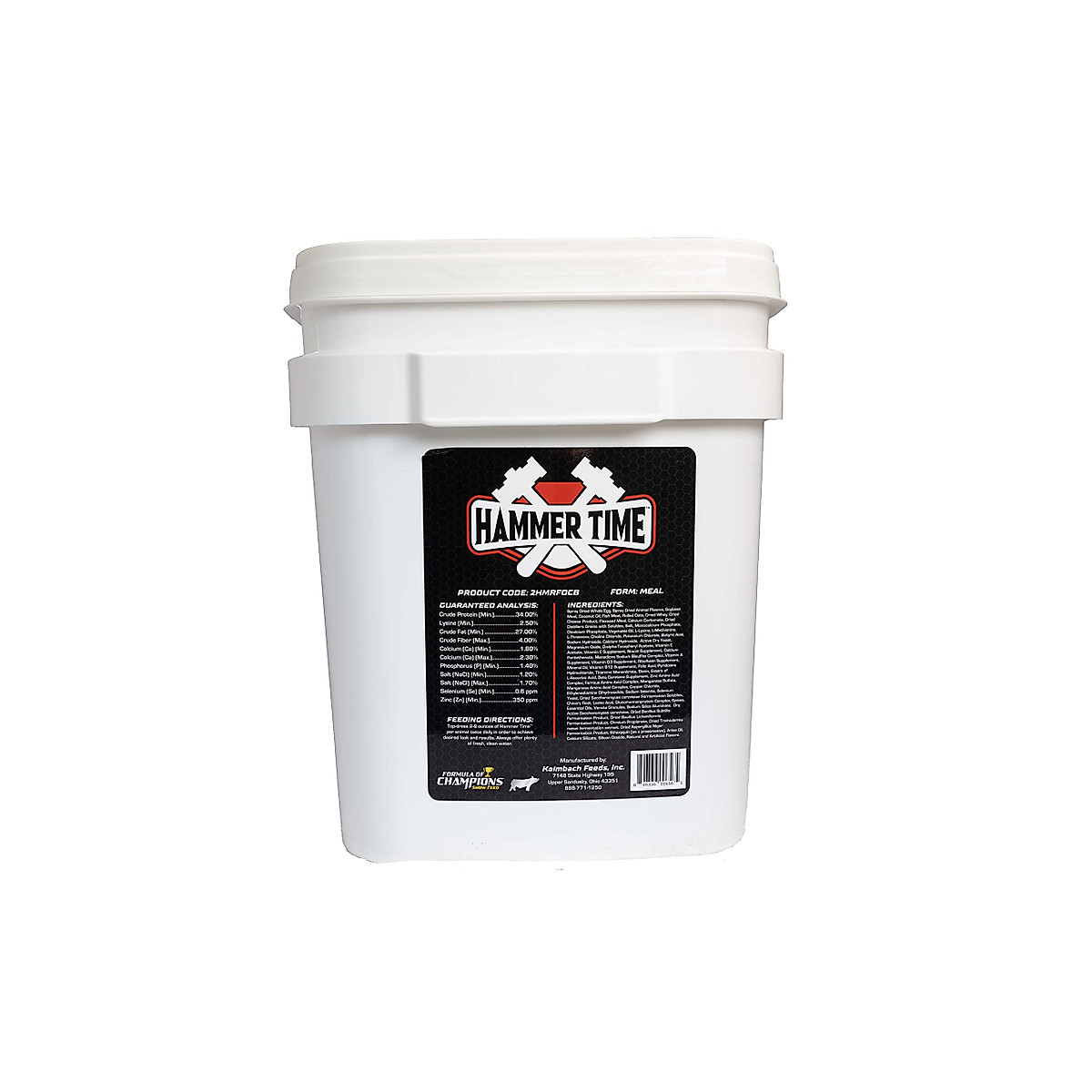 Hammer Time Nutritional Supplement for Show Pigs, 25 lb Bucket