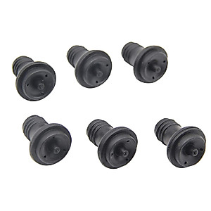 Wine Stoppers, Vacuum Stoppers for Wine Saver Vacuum Pump Preserver Edible Grade Rubber Wine Stopper, Keep Your Wine Fresh Pack of 6