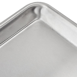 TrueCraftware 18" x 26" Stainless Steel Full Size Sheet Pan 20 Gauge- Bakeware Baking Pan Baking Sheet Baking Tray Cookie Sheet for Oven Perfect for Baking Roasting Heavy Duty & Rust Free