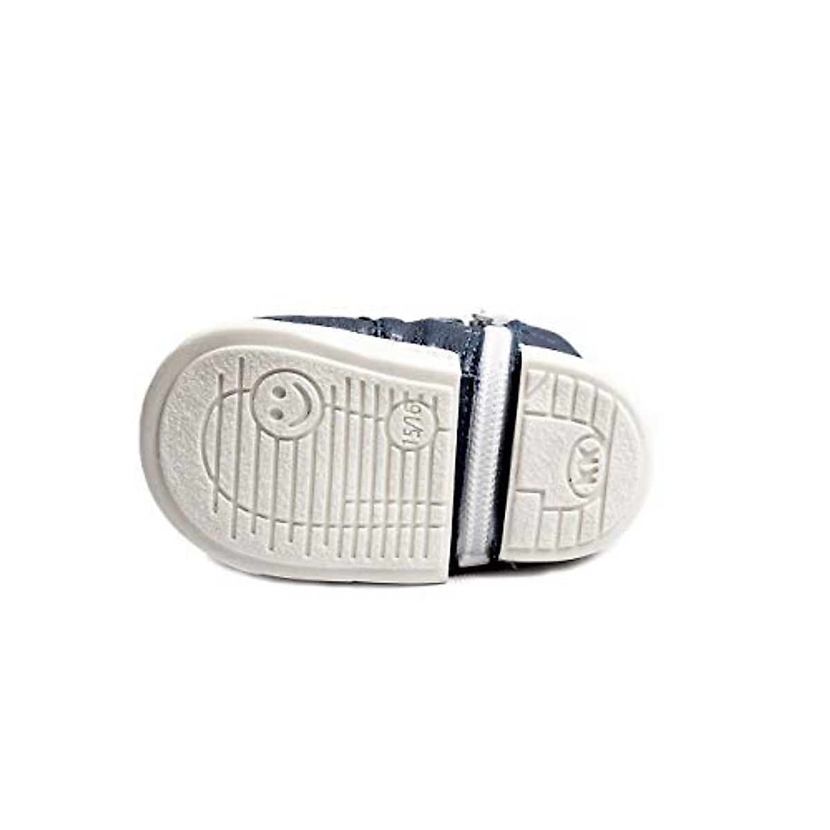 Happy Baby Zippy Shoes, Infant/Toddler, Boys Girls, First Walking Shoes, Unique Zipper Design (Age 6-12 Months (4.8 inches, US Size 4), Sneakers Blue)