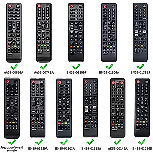 2Pack Silicone Protective Case Sleeve for Samsung LCD LED HDTV 3D Smart TV Remote,Samsung BN59-01199F BN59-01301A Remote Holder Skin,Shockproof Samsung Remote Bumper Back Covers-Glowblue Glowgreen