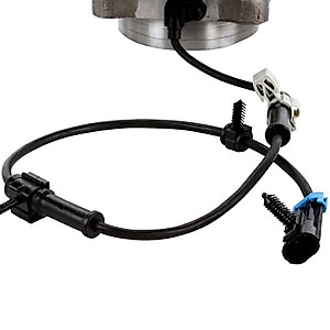 MotorbyMotor 515058 Front Wheel Bearing & Hub Assembly 4WD with 8 Lugs ABS Fits for Chevy Silverado 1500 2500 3500 Avalanche Suburban 2500, GMC Sierra 1500 2500 3500 Yukon XL, Hummer H2