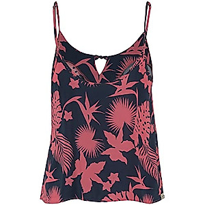 Salt Life Hidden Oasis Tank Short Sleeveless Relaxed Fit Shirt, Washed Navy, X-Small