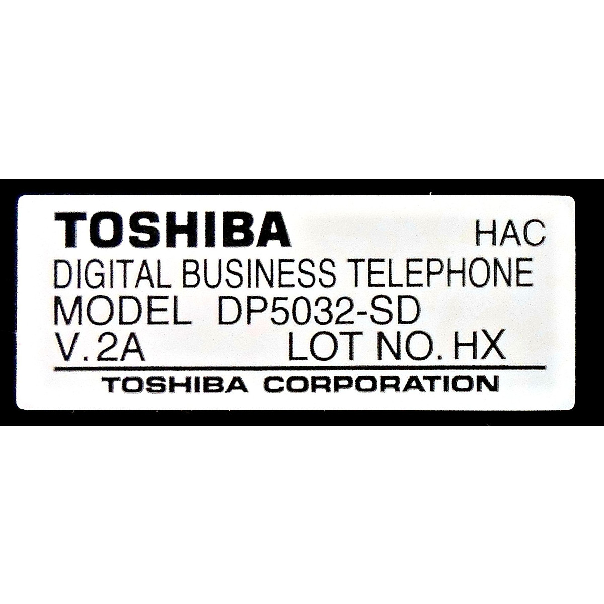 Toshiba Strata DP5032-SD 20-Button LCD Display Speakerphone (Black) (Renewed)