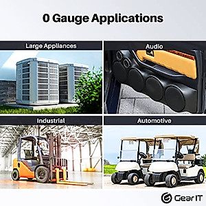 GearIT 8 Gauge Wire (25ft Each- Black/Red Translucent) Copper Clad Aluminum CCA - Primary Automotive Wire Power/Ground, Battery Cable, Car Audio Speaker, RV Trailer, Amp, Electrical 8ga AWG 25 Feet