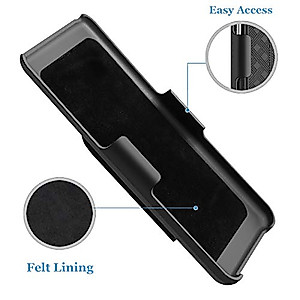 Fingic Galaxy S21 Case, Samsung Galaxy S21 Case Holster Case Combo Shell Slim Rugged Case with Built-in Kickstand Swivel Belt Clip Holster Shockproof Cover for Samsung Galaxy S21 6.2 inch 2021, Black