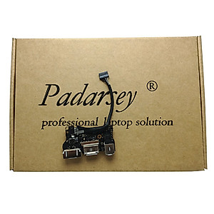 Padarsey New Replacment DC-IN Jack I/O Board fit Compatible For MacBook Air 13" A1466 MD760 820-3455-A (Mid 2013, Early 2014)