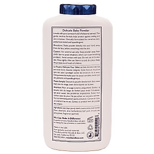 Noodle & Boo Delicate Baby Powder, Natural, Talc Free, 8.8 oz