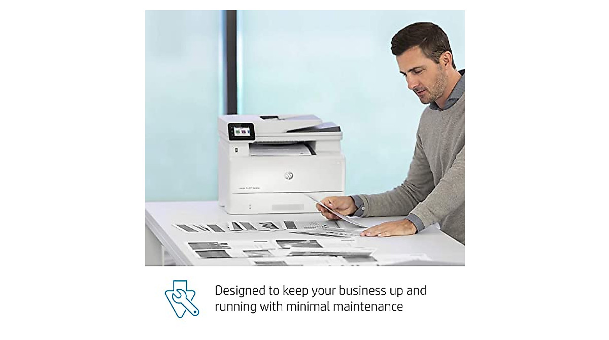 HP LaserJet Pro MFP M428fdn Monochrome Laser Printer - Fast & Secure