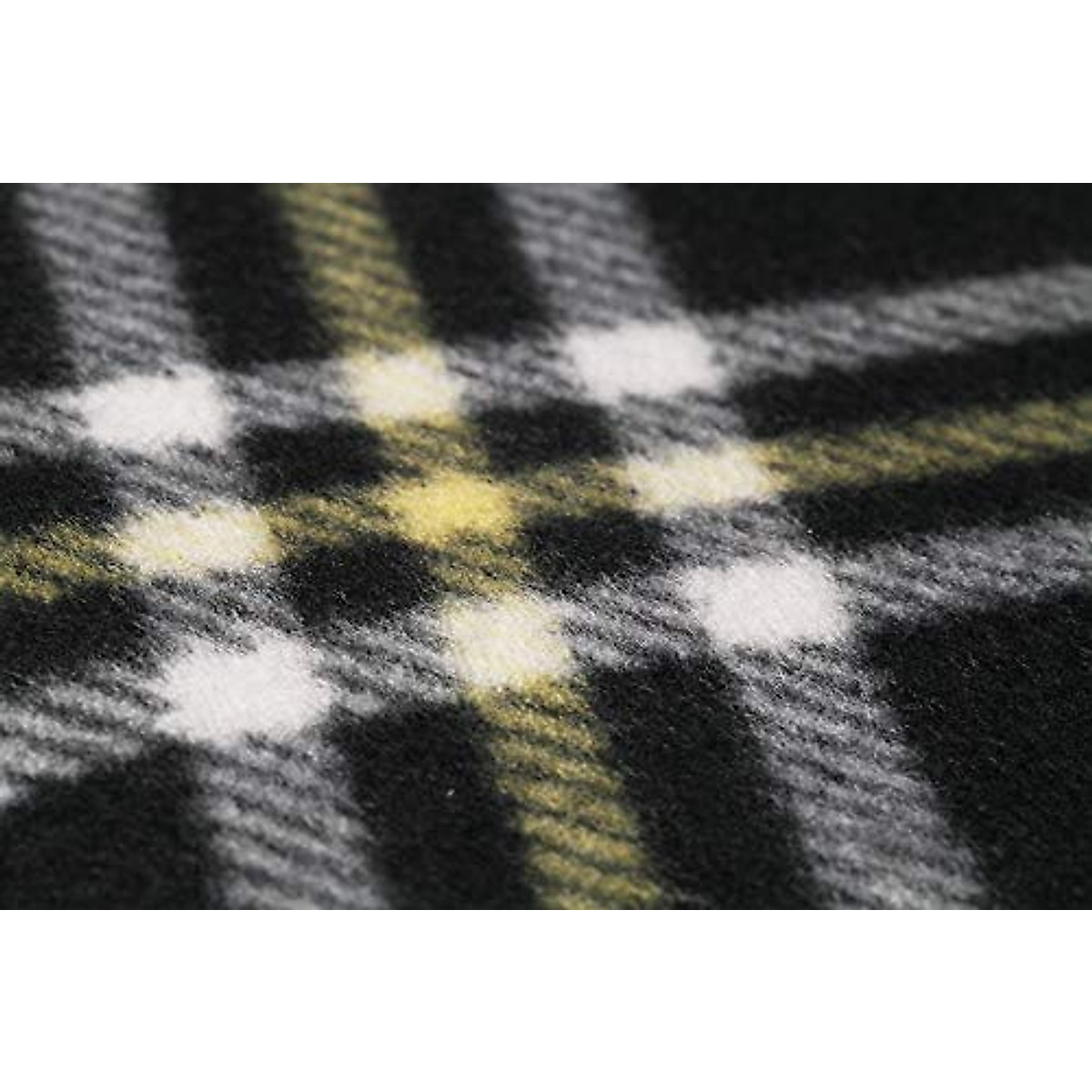 12 Pack of Bulk Soft Fleece Blankets 50 X 60, Light Weight, Cozy Warm Throw Blanket Sofa Travel Outdoor, Wholesale (50 X 60, 12 Pack Black Plaid)