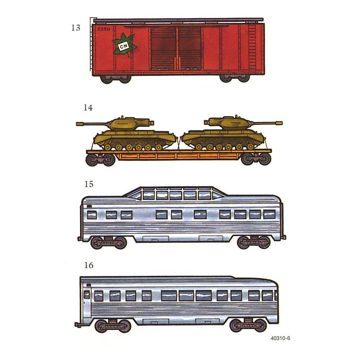 Train Stickers (Dover Little Activity Books Stickers)