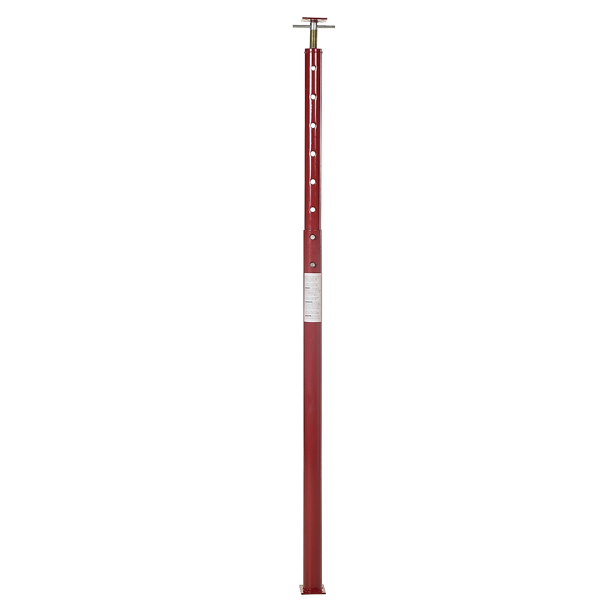 Vestil FJB-100 Basement Floor Jack, 54" - 100" Height Range, Maximum Height Capacity (lbs.) 5600, Minimum Height Capacity (lbs.) 8438 , Red