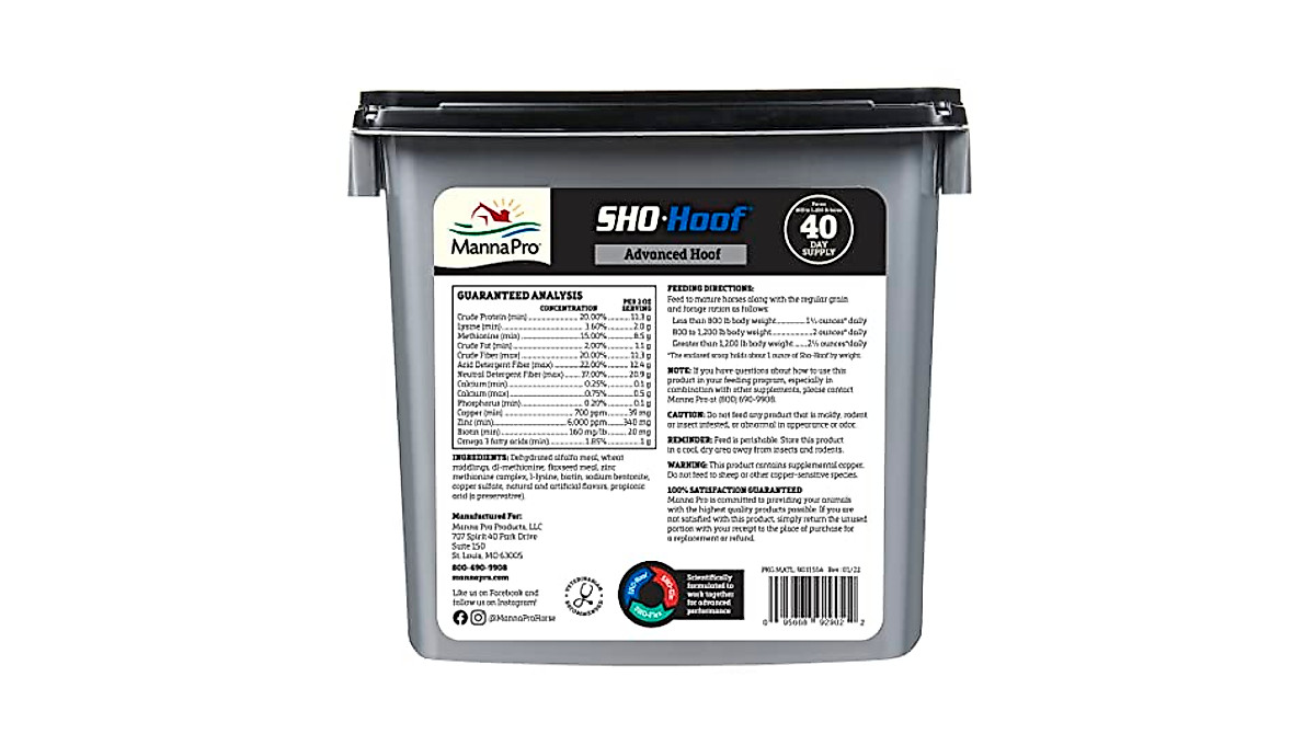 Manna Pro Sho-Hoof Supplement | Strong Hooves & Skin