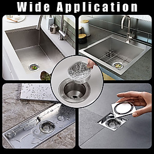 800PCS Disposable Mesh Sink Strainer Bags，Kitchen Sink Strainer Mesh Bag，Sink Net Sink Net Strainer for Kitchen and Bathroom Washbasin Sink Drain