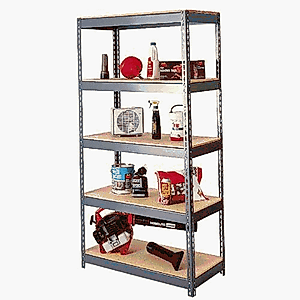 EDSAL SR-100 Heavy Duty Steel Shelving Unit, 2500lbs Capacity