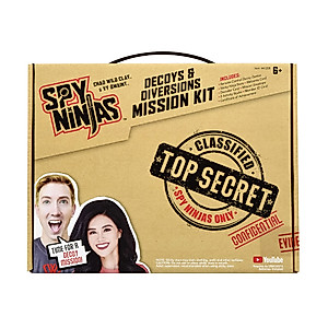Spy Ninjas 11 Piece Decoys & Diversions Mission Kit by Chad Wild Clay and Vy Qwaint, Multi