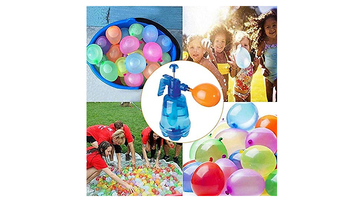 Water Balloon Filling Station with Balloons - Easy & Fun Outdoor Play