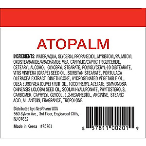 ATOPALM Intensive Moisturizing Cream for Dry & Sensitive Skin, Face Moisturizer, Replenishes Hydration, Paraben-Free, K-Beauty, skin barrier ceramide cream, 3.4 Fl Oz, 100ml (3.4 Fl Oz)