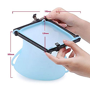 SUN Gifts: Set of 3 Reusable Silicone Food Storage Bags - Foldable, Leakproof, Freezable, Microwavable, Dishwasher Safe Bag - Plan To Carry Snack Or Marinade Meat, Veggies.