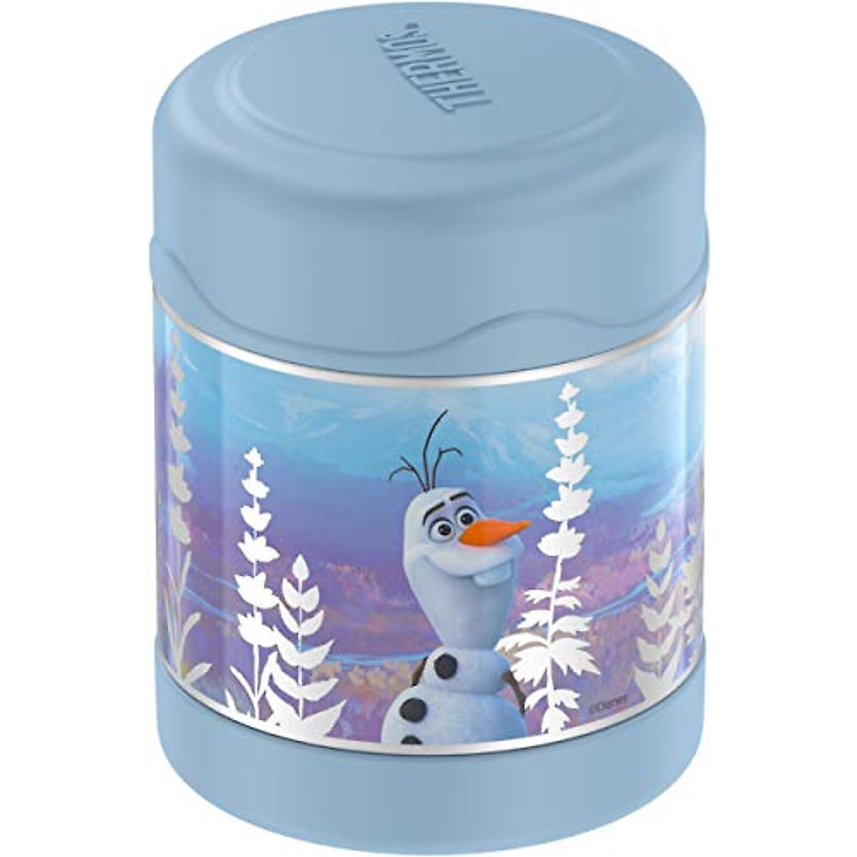THERMOS FUNTAINER 10 Ounce Stainless Steel Vacuum Insulated Kids Food Jar, Frozen 2