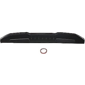 Tailgate Spoiler Cover CH06A16 Replacement for 2009-2021 Do-dge R-am 1500 2500 3500 Truck ; No Cutting or Drilling Required Black